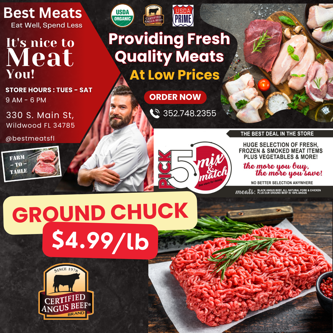 Weekly Specials - Wildwood, Orlando, Tampa | Best Meats