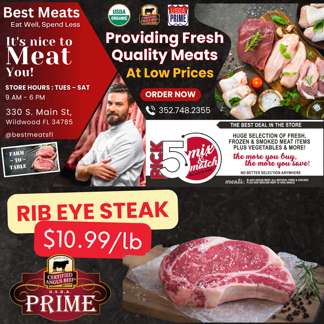 Weekly Specials - Wildwood, Orlando, Tampa | Best Meats